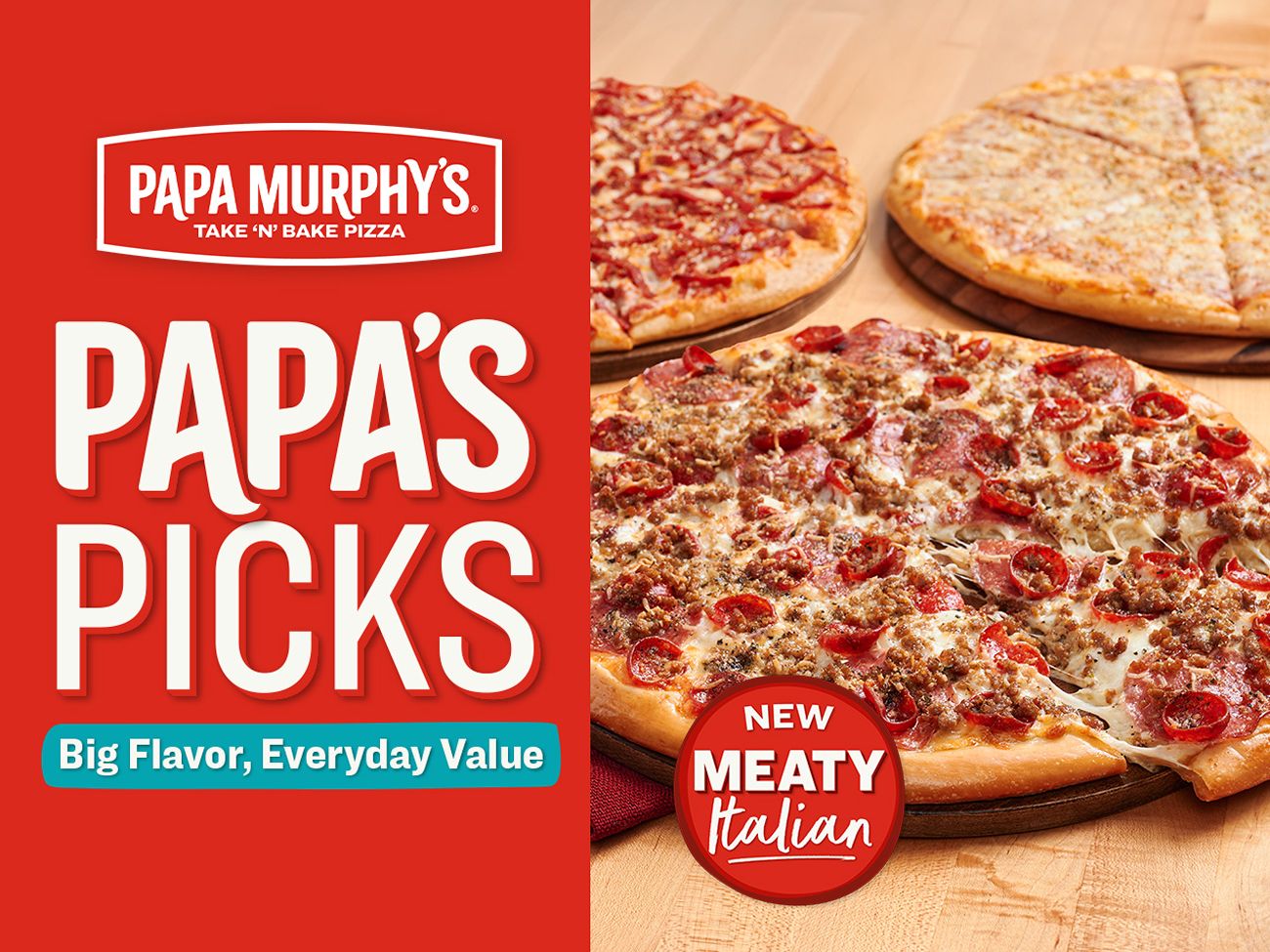 Papa Murphy’s Launches Limited-Time Meaty Italian Pizza | Foodeist