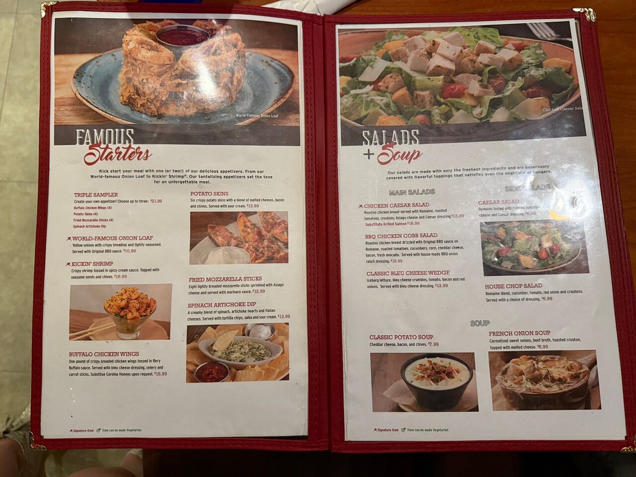 Tony Romas Menu & Prices - Las Vegas, NV | Foodeist