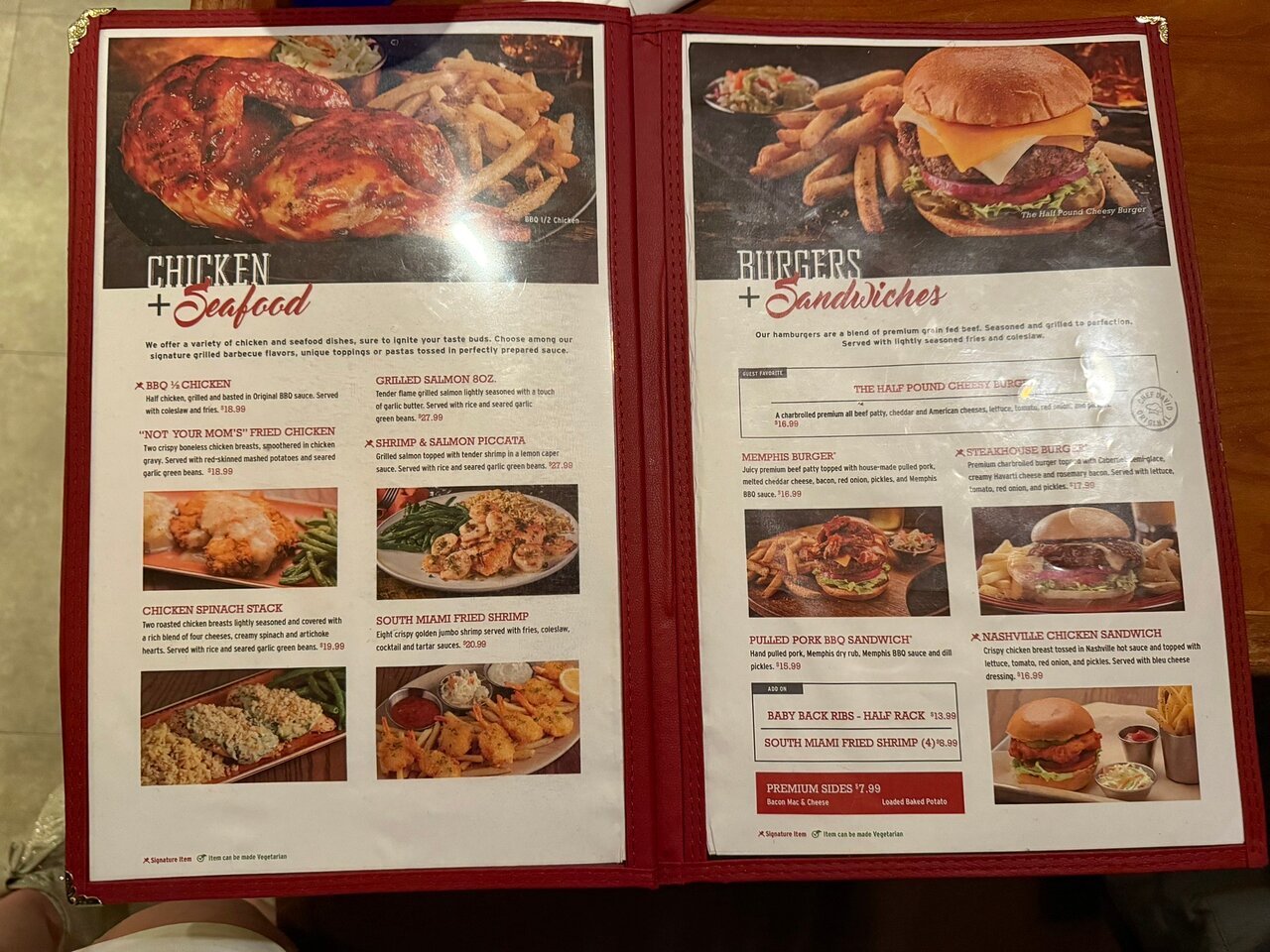Tony Romas Menu & Prices - Las Vegas, NV | Foodeist