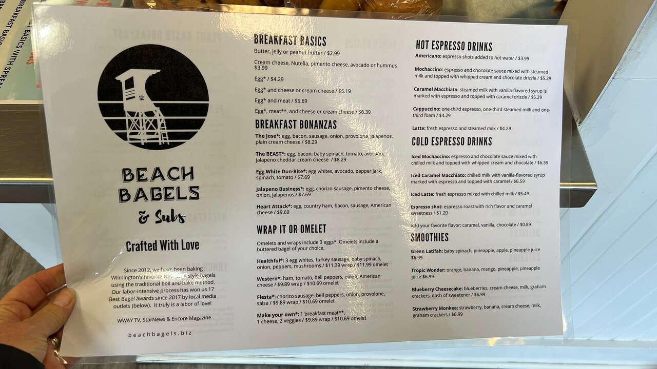Beach Bagels | Reviews, Menu & Photos | Foodeist